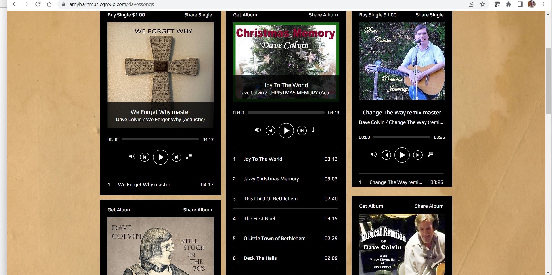 Listen – Download Dave Colvin Songs! | A Songwriter's Journey